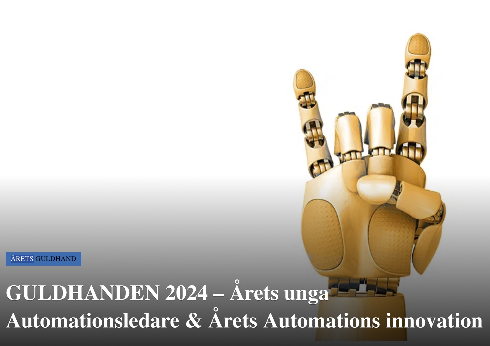 "Guldhanden" vinnare 2024 - Swira
